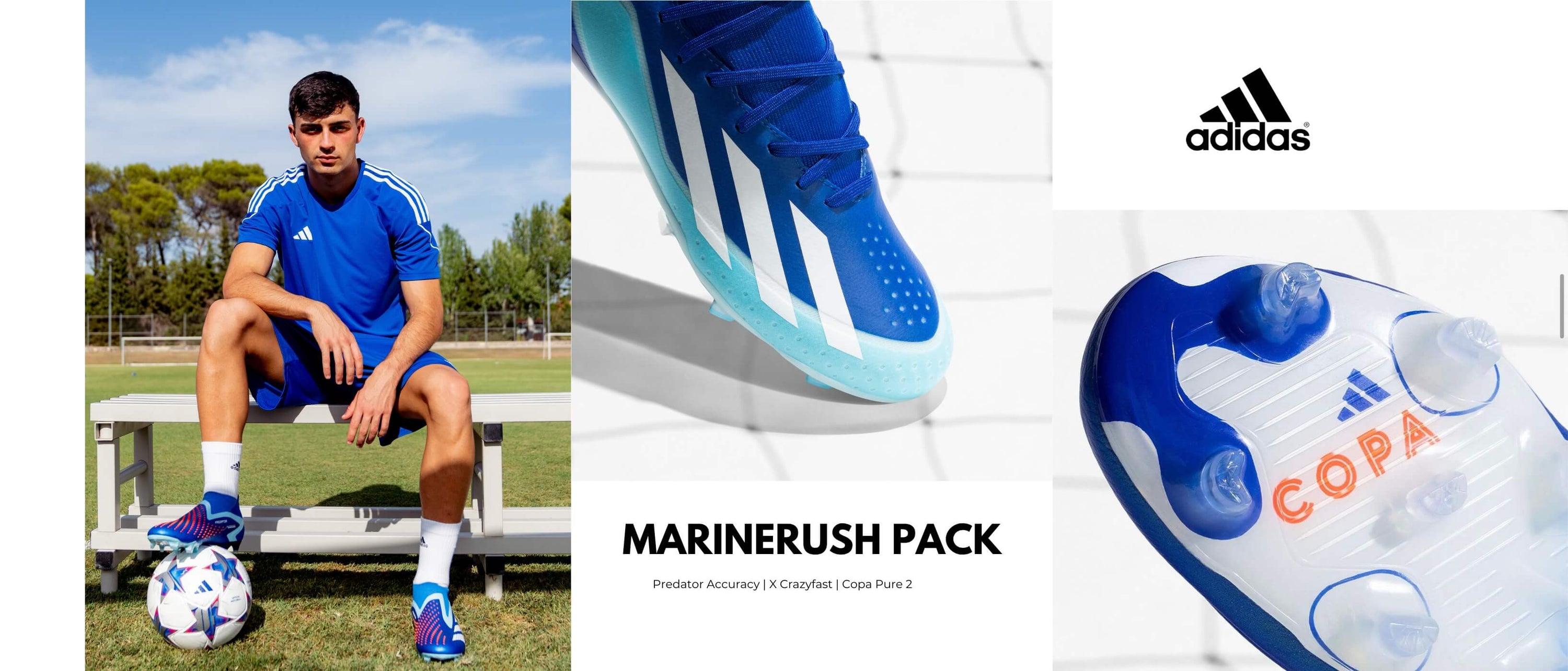 adidas Marinerush Pack - X, Predator & Copa – ProSoccer