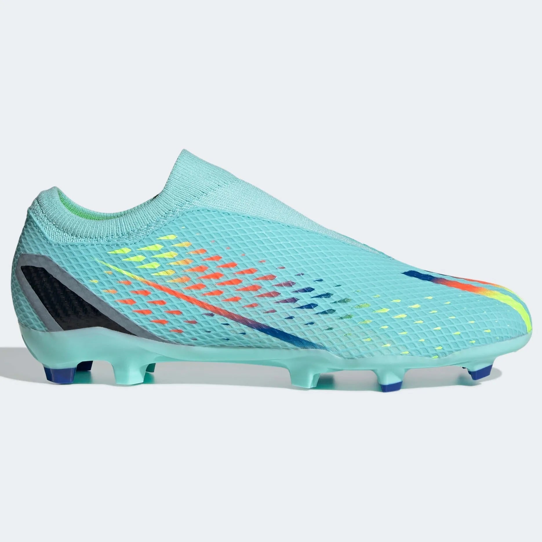 adidas X Speedportal.3 LL FG - Aqua-Blue-Yellow Soccer Cleats – ProSoccer