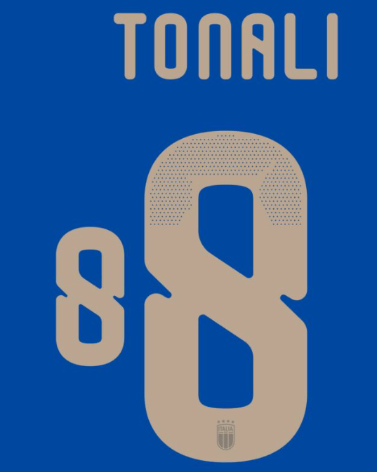Italy 2026 Home TONALI #8 Official Name Set – ProSoccer