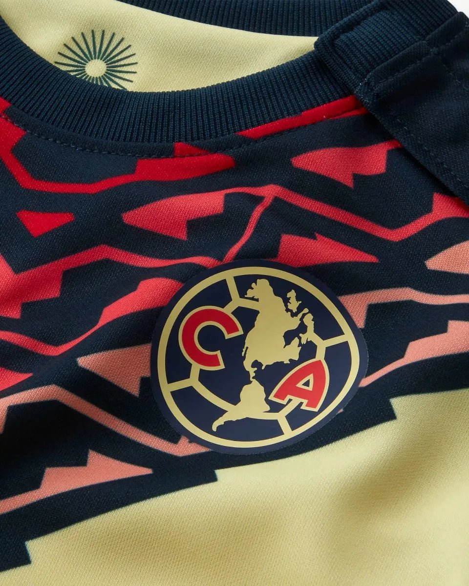 Nike 2021-22 Club America MINI Home Kit - Yellow-Navy – ProSoccer