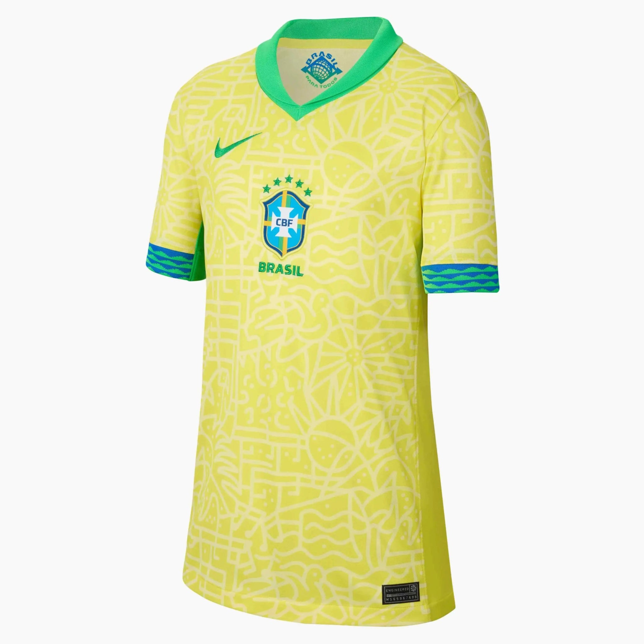 Nike 2024-25 Brazil Youth Stadium Home Soccer Jersey – ProSoccer