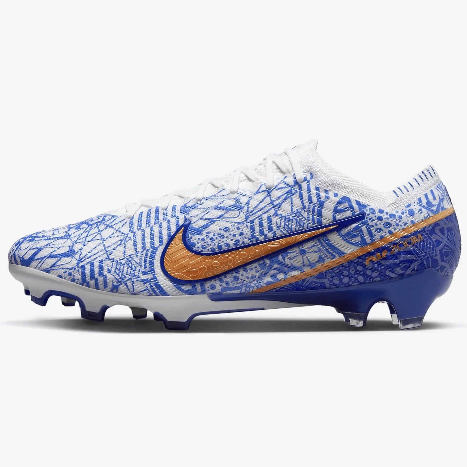 Nike Zoom Vapor 15 Elite CR7 FG - White-Metallic Copper Soccer Cleats ...