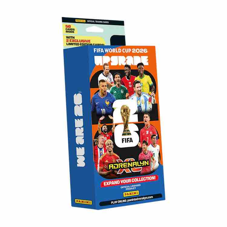 Panini 2026 FIFA World Cup Adrenalyn XL Cards Upgrade Blaster BOX (50 ...