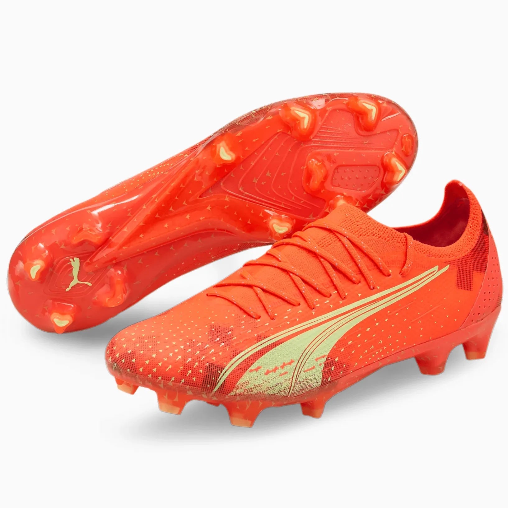 Puma Ultra Ultimate FG/AG - Coral-Fizzy Light Soccer Cleats – ProSoccer